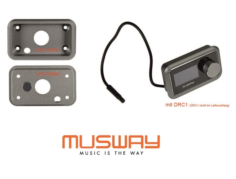 MUSWAY MB-DRC Einbauhalter Einbauhalterung aus Aluminium für MUSWAY DRC1